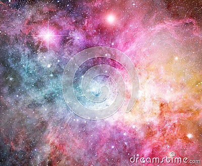 Pink Nebula Stock Photo - Image: 22250010