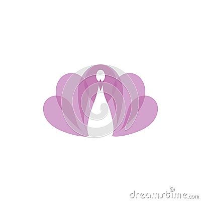 Pink Peacock Vector Illustration | CartoonDealer.com #90705166