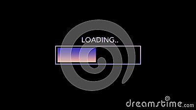 Pink and Purple Loading Bar Animation with Alpha Channel Stock Footage ...