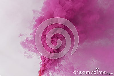 Pink Smoke Effect On A White Background Wallpaper Royalty-Free Stock ...