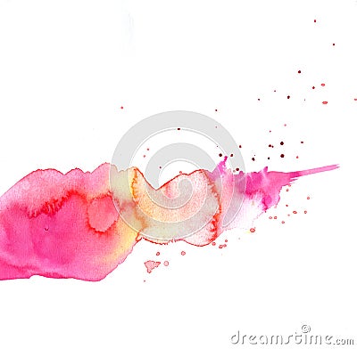 Pink Splatters Stock Images - Image: 9195984