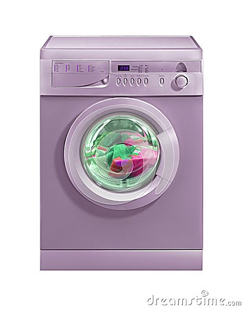 Pink Washing Machine Stock Photos - Image: 6899703