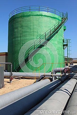 Pipeline And Storage Tanks Stock Photography | CartoonDealer.com #30146720