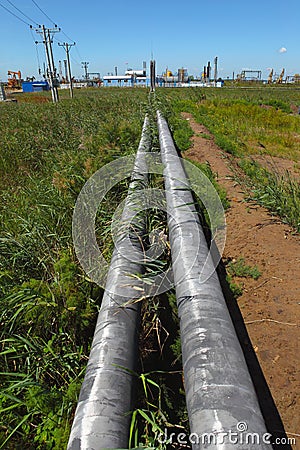 Pipeline And Storage Tanks Royalty-Free Stock Photography ...