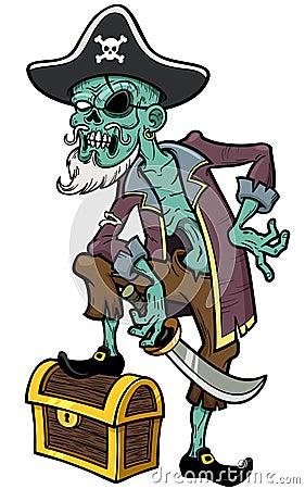 Pirate Zombie Stock Vector - Image: 40252405