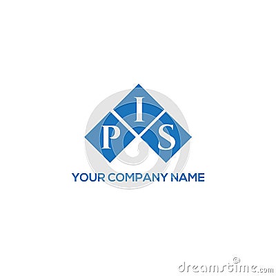 PIS Letter Logo Design On WHITE Background. PIS Creative Initials ...