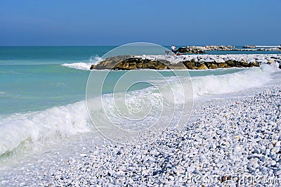 Pisa Beach Royalty Free Stock Photography - Image: 14853197