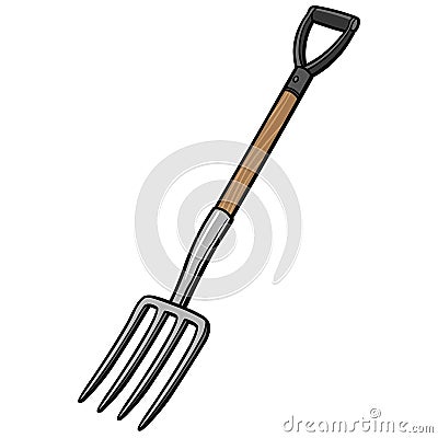 Pitchfork Cartoon Vector | CartoonDealer.com #72950223