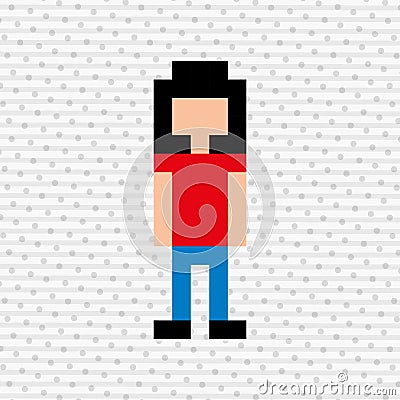 Pixel Avatar Design Stock Illustration | CartoonDealer.com #69263863