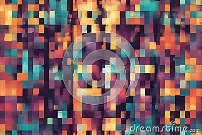 Pixel Bitmap Texture Pattern Abstract Bitmap Retro Design Royalty-Free ...