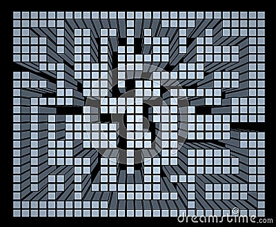 Pixel Maze Stock Vector - Image: 39539496
