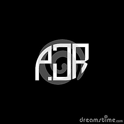 PJR Letter Logo Design On Black Background.PJR Creative Initials Letter ...