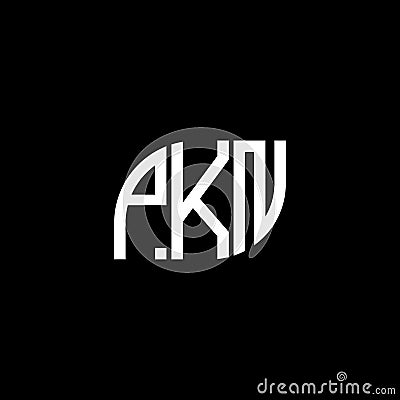 PKN Letter Logo Design On Black Background.PKN Creative Initials Letter ...