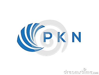 PKN Letter Logo Design On White Background. PKN Creative Circle Letter ...