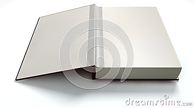 Plain Open Book With Blank Pages Stock Image - Image: 34984351