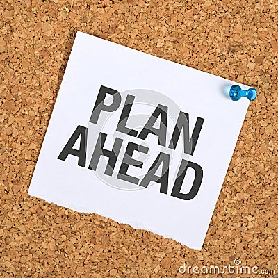 Plan Ahead Stock Photo - Image: 49215395