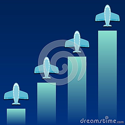 Planes And A Graph Royalty-Free Stock Photo | CartoonDealer.com #38119743