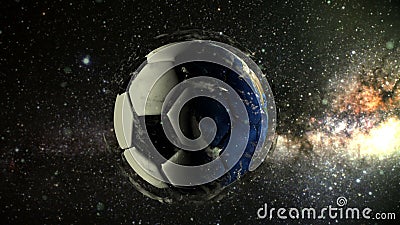 Planet Earth in the Form of a Ball in Space, Maps and Textures Provided ...