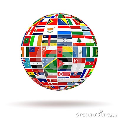 Planet Flags Royalty Free Stock Images - Image: 37488949