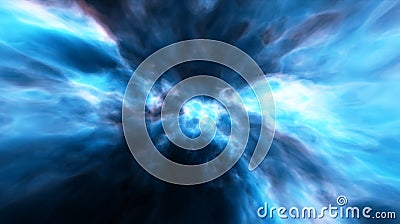 Planetary Nebula In Space. Cloud Of Ionized Gas, Collapse Of Star ...