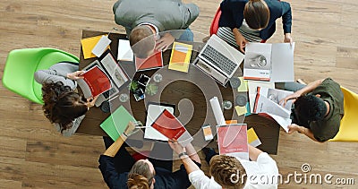 Planning, Startup Teamwork or Collaboration of Above Meeting Working ...