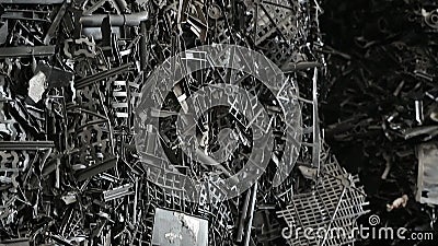 Planta Para Procesar De La Basura Y De La Basura Almacen De Video ...