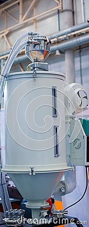 Plastic Hopper Dryer For Industrial Plastic Injection Machine Stock ...