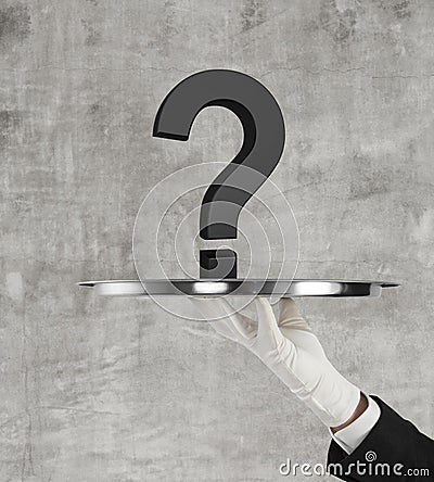 Plate With Question Mark Stock Photo | CartoonDealer.com #40049106