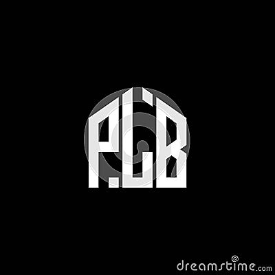 PLB Letter Logo Design On BLACK Background. PLB Creative Initials ...
