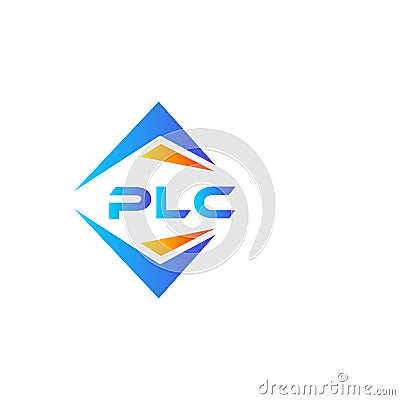 PLC Abstract Technology Logo Design On White Background. PLC Creative ...