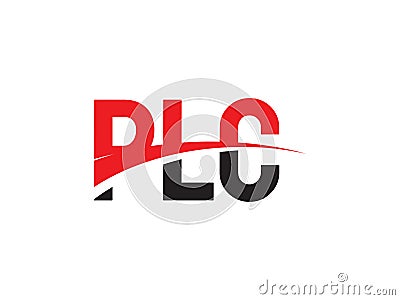 PLC Letter Initial Logo Design Vector Illustration | CartoonDealer.com ...