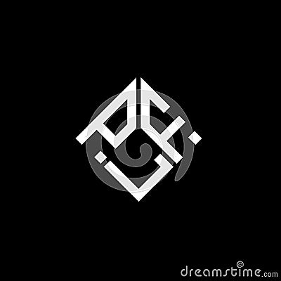 PLF Letter Logo Design On Black Background. PLF Creative Initials ...