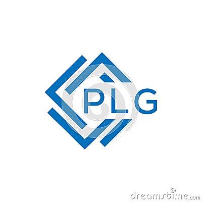 PLG Letter Logo Design On White Background. PLG Creative Circle Letter ...