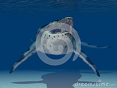 Pliosaur Kronosaurus Royalty-Free Cartoon | CartoonDealer.com #76795376