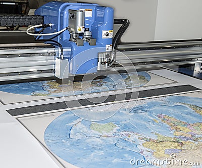 Wide Format Printer (Plotter) Stock Photo - Image of wide, inkjet: 15256548