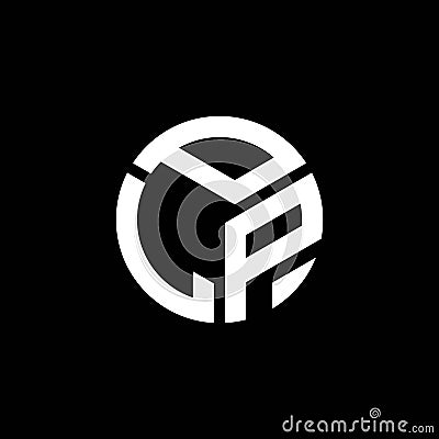 PLP Letter Logo Design On Black Background. PLP Creative Initials ...