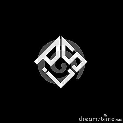 PLS Letter Logo Design On Black Background. PLS Creative Initials ...