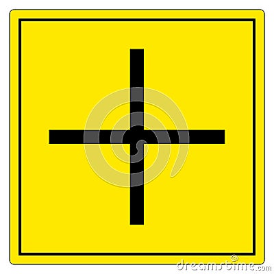 Plus Positive Polarity Symbol Sign, Vector Illustration, Isolate On ...