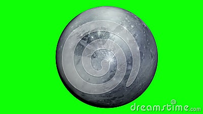 Pluto Planet with Green Screen Stock Footage - Video of astronomy, side ...