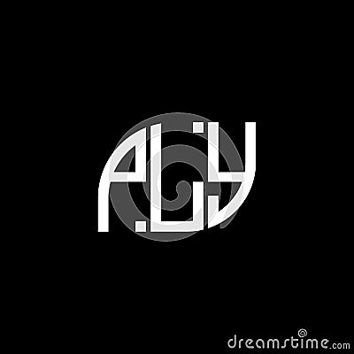 PLY Letter Logo Design On Black Background.PLY Creative Initials Letter ...