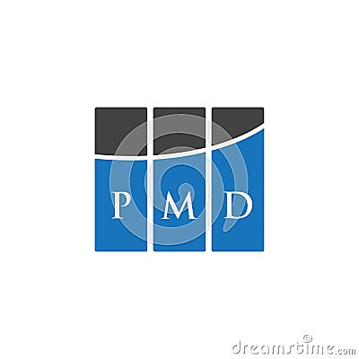 PMD Letter Logo Design On WHITE Background. PMD Creative Initials ...