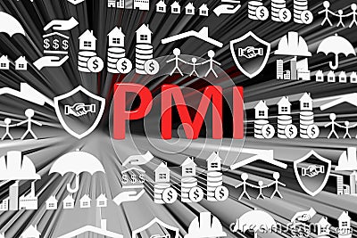 PMI Concept Blurred Background Stock Illustration | CartoonDealer.com ...