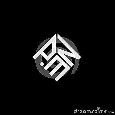 PMN Letter Logo Design On Black Background. PMN Creative Initials ...