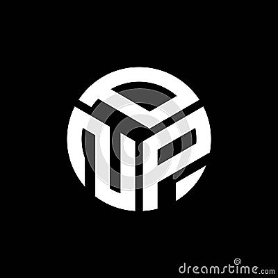 PNP Letter Logo Design On Black Background. PNP Creative Initials ...
