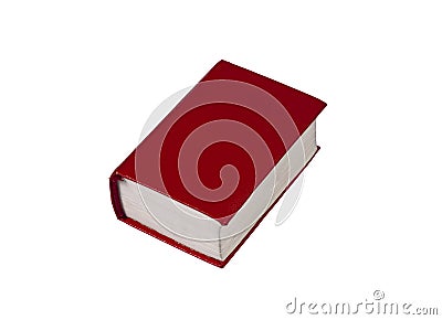 Red Dictionary stock photo. Image of study, school, white - 81074116