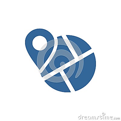 Point Maps Logo Design Vector Template, Outdoor Logo Design Concept ...