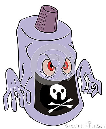 Poison Vector Illustration | CartoonDealer.com #1122276