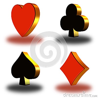 Poker Simbol 3d (01) Royalty-Free Stock Photography | CartoonDealer.com ...