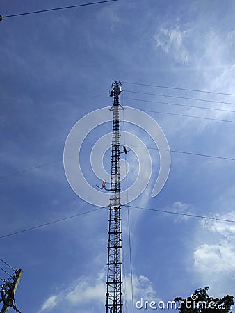 Poles Communications Network Stock Photo - Image: 84108817