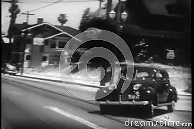 Police Car Chasing Vehicle on Street Stock Video - Video of danger ...